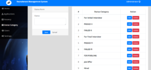 Recruitment Management System in PHP MySQL with Free Source Code