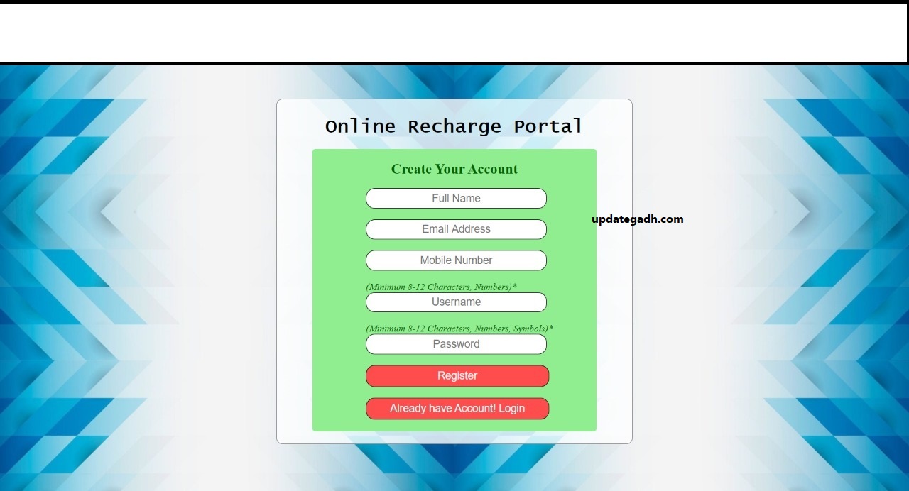 Online Mobile Recharge Portal Project in Java Servlets(JSP) with Free ...