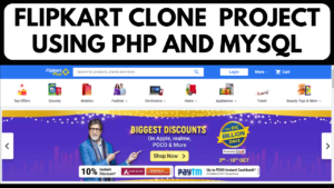Flipkart Clone using PHP And MYSQL Free Source Code