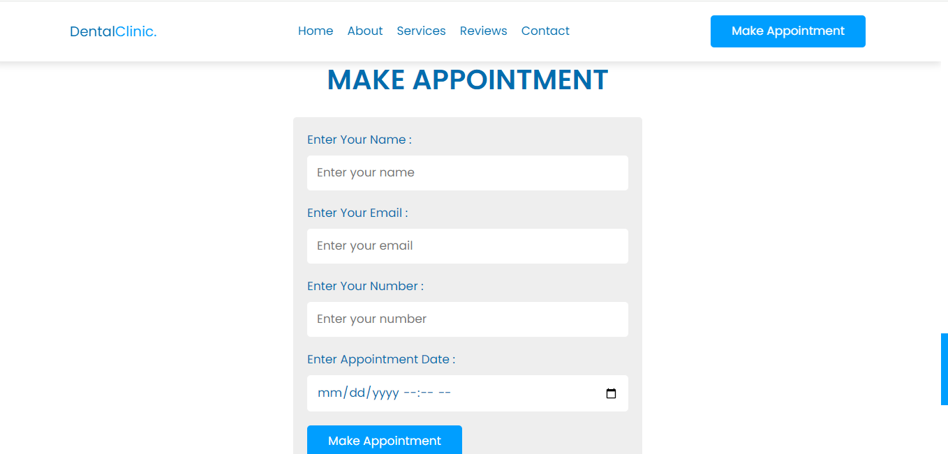 Free Source Code : Dental Clinic Management using PHP and MySQL