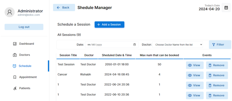 Doctor Appointment System Project in PHP and MySQL : Best 1 Project