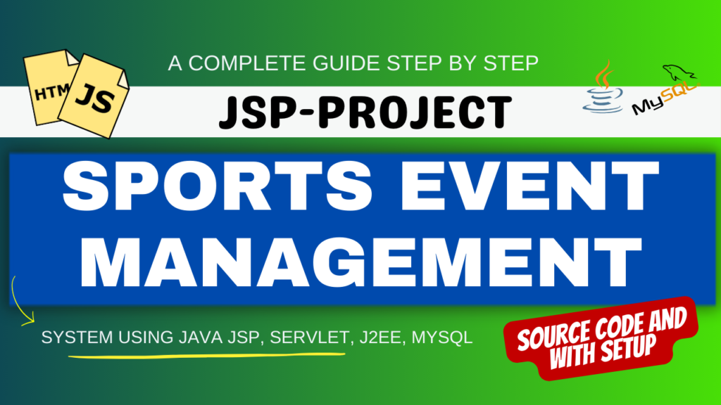 Free Best Sports Event Management System Using Java Jsp Servlet J2ee Mysql