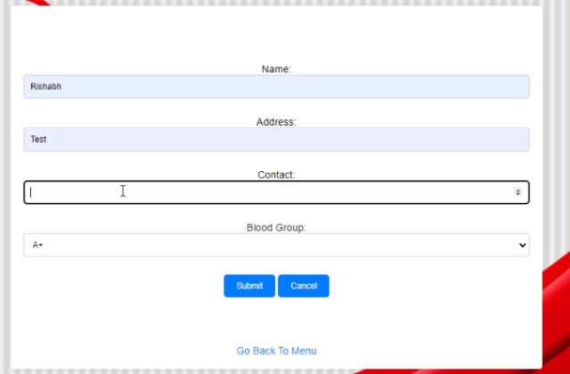 Blood Bank Management System using Java JSP, Servlet, J2EE, MYSQL