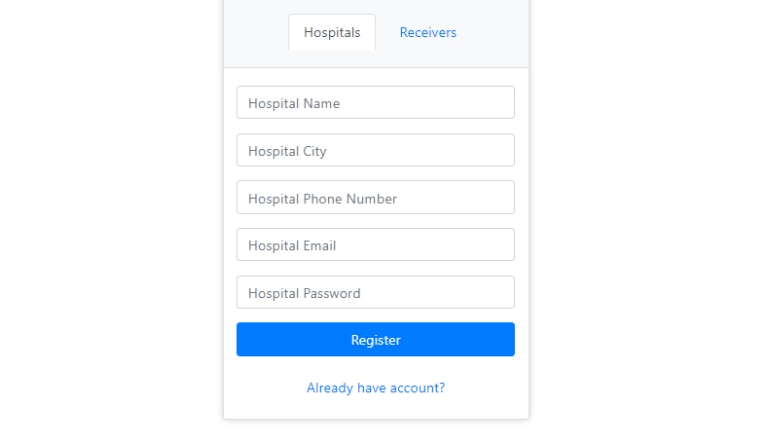 Blood Bank System Using PHP and MySQL
