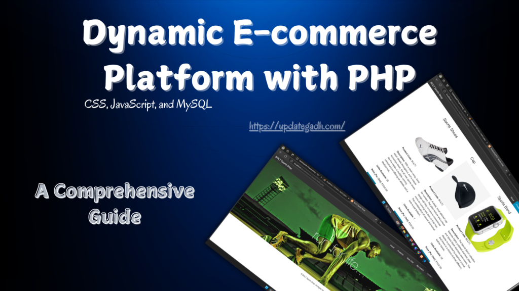 E-commerce Platform with PHP, CSS, JavaScript