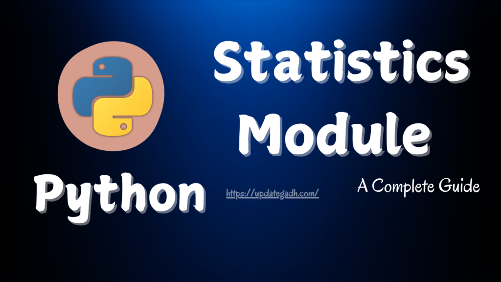 Python Statistics Module Essential Functions For Data Analysis