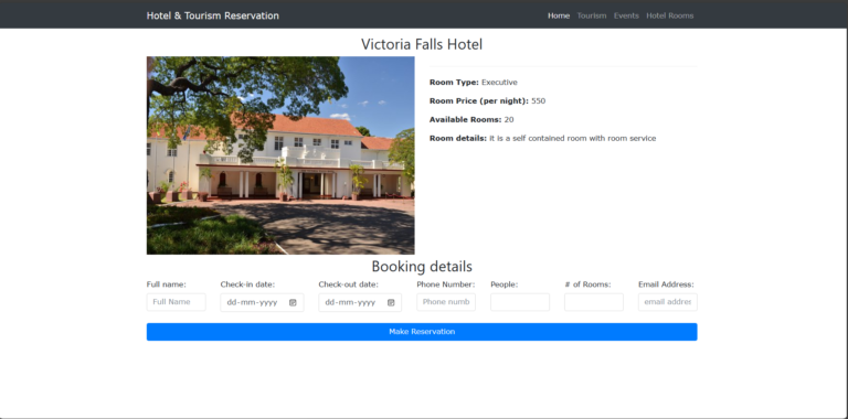Online Hotel Booking in PHP with Source Code