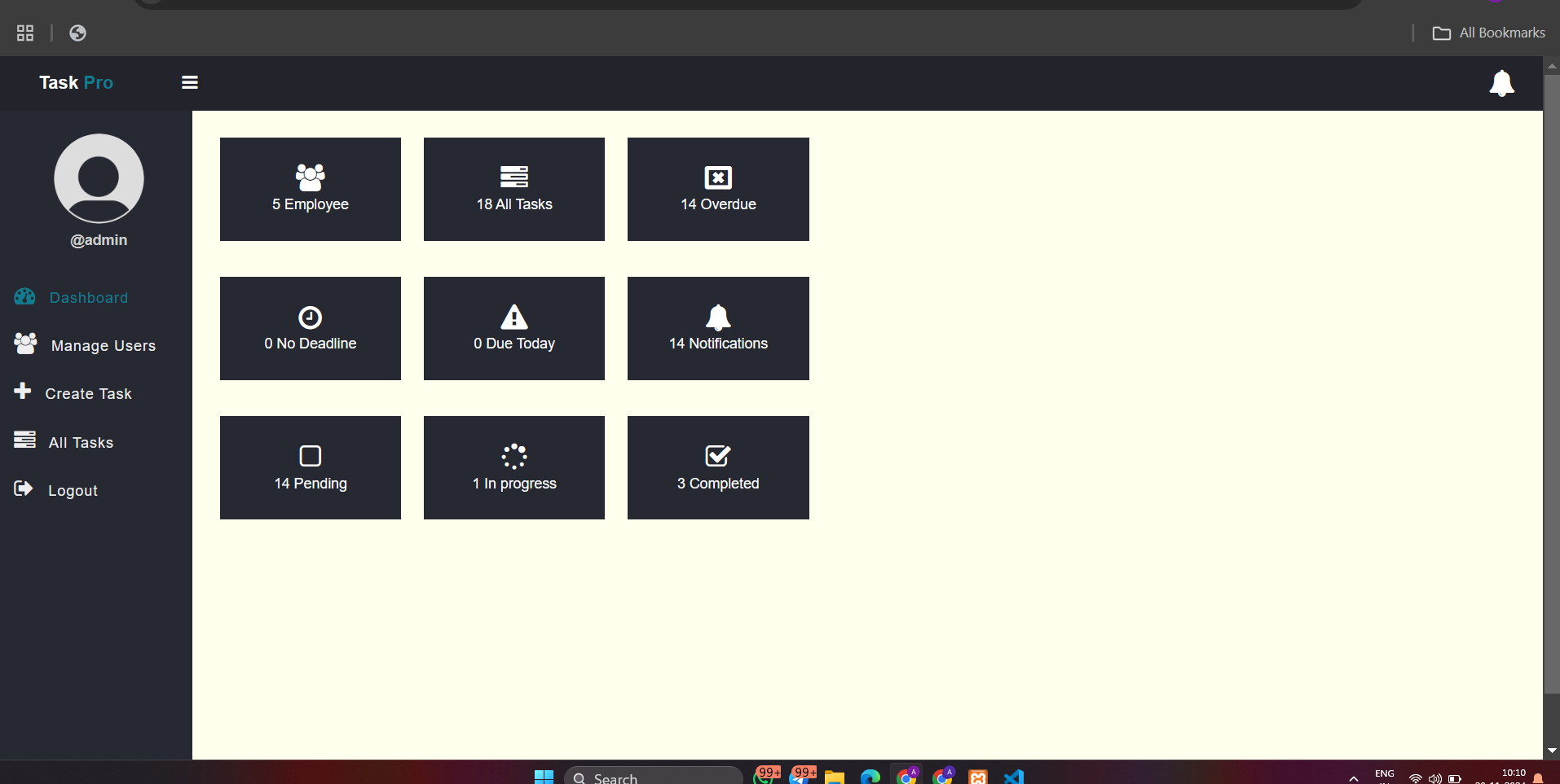 Employee Task Management System Using Php And Mysql