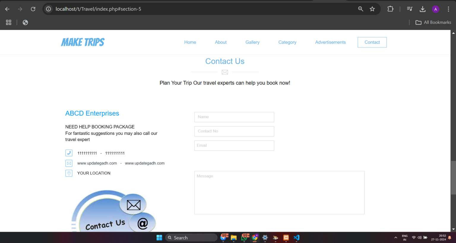 Travel Management System in PHP With Source Code