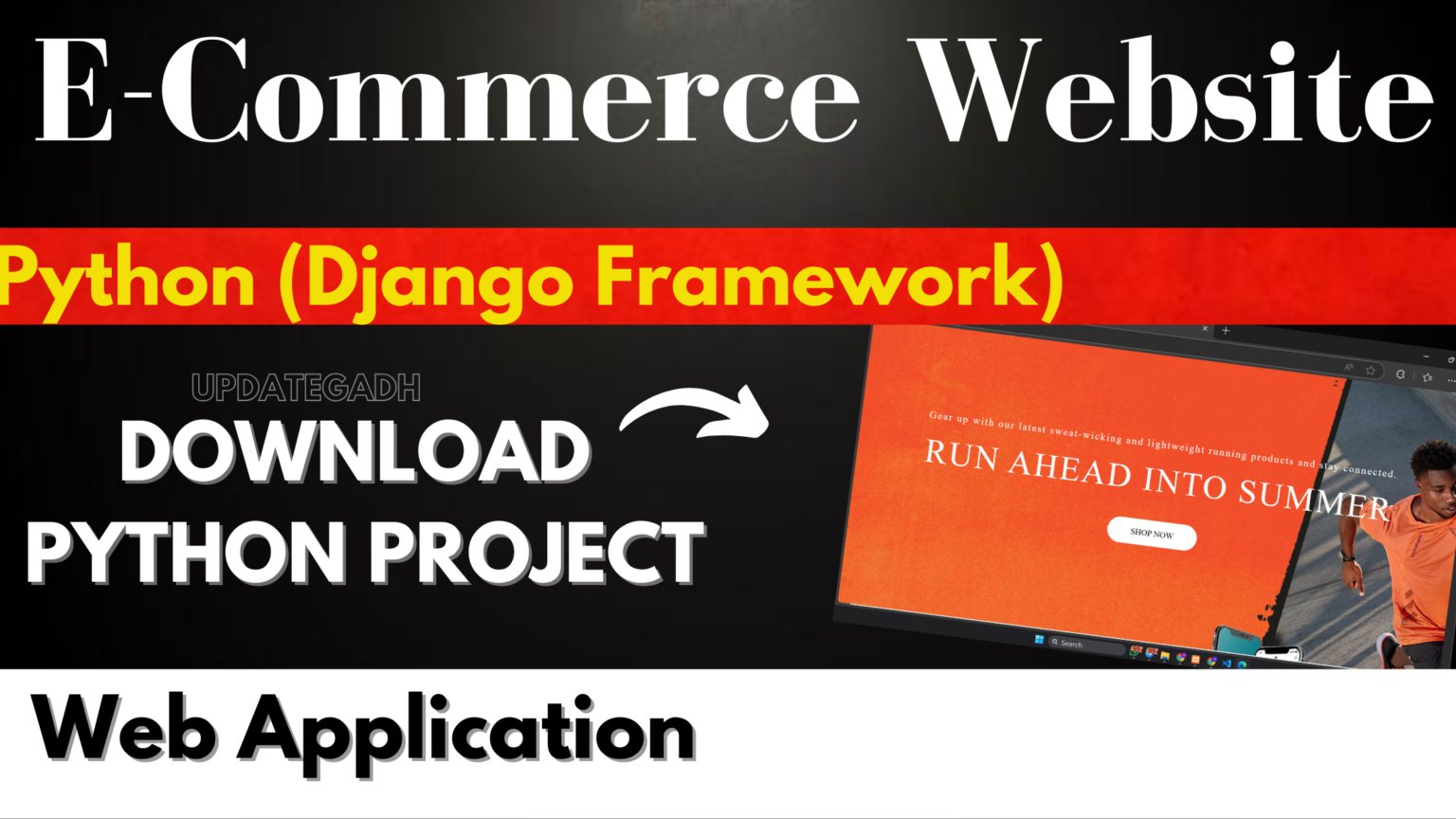 E-Commerce Website Project Using Django with Source Code