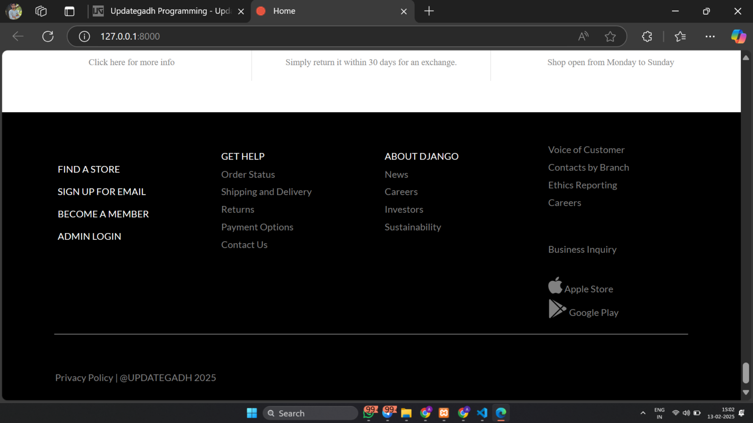 E-Commerce Website Project Using Django with Source Code