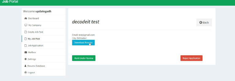 Job Portal Using Php Mysql Complete Project 馃殌