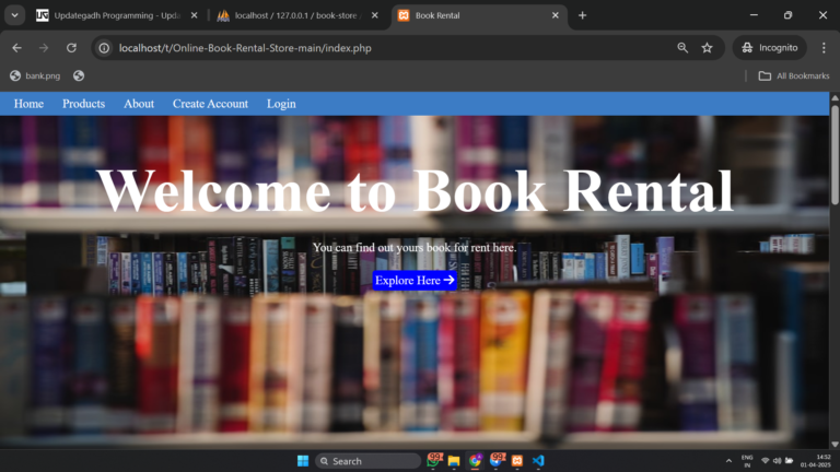 Online Book Store - A Complete PHP Project with Source Code