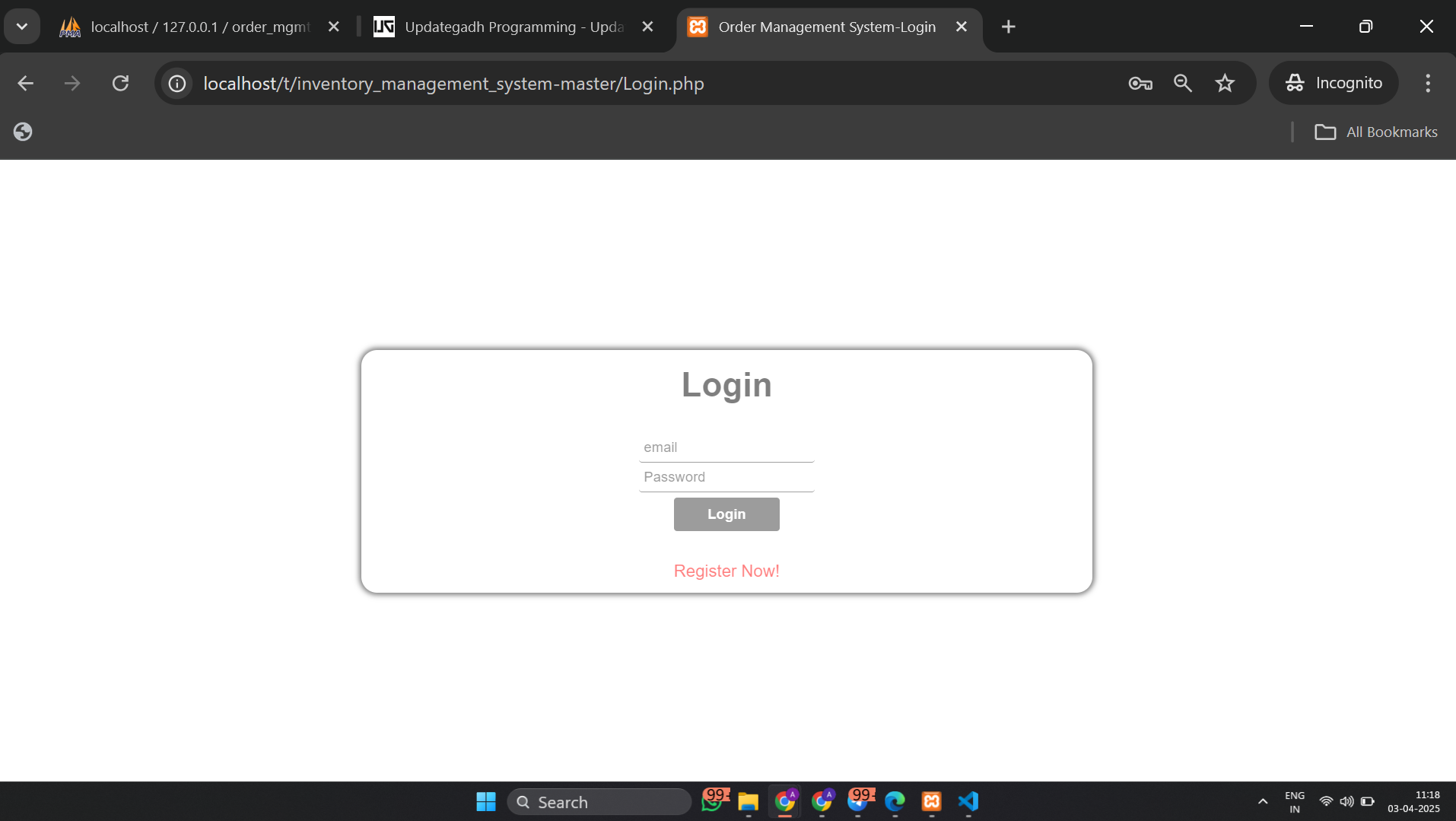 Inventory Management System in PHP with Free Source Code