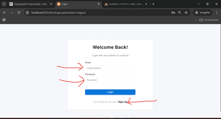 Doctor Appointment Booking System Using PHP – A Complete e-Channeling Web App