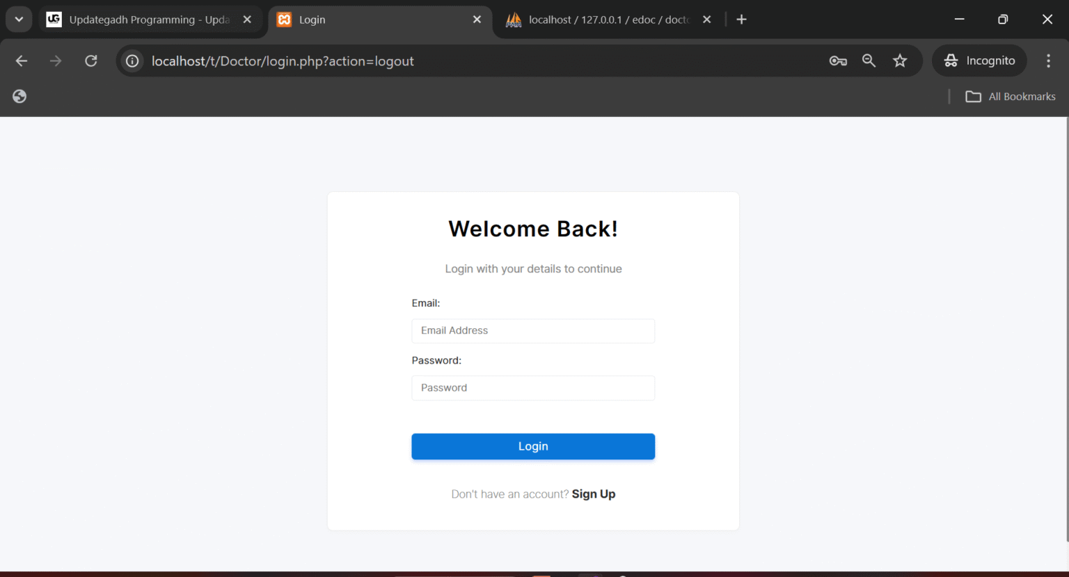 Doctor Appointment Booking System Using PHP – A Complete e-Channeling ...