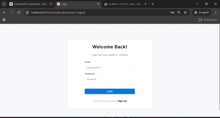 Doctor Appointment Booking System Using PHP – A Complete e-Channeling ...