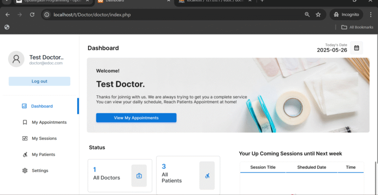 Doctor Appointment Booking System Using PHP – A Complete e-Channeling ...