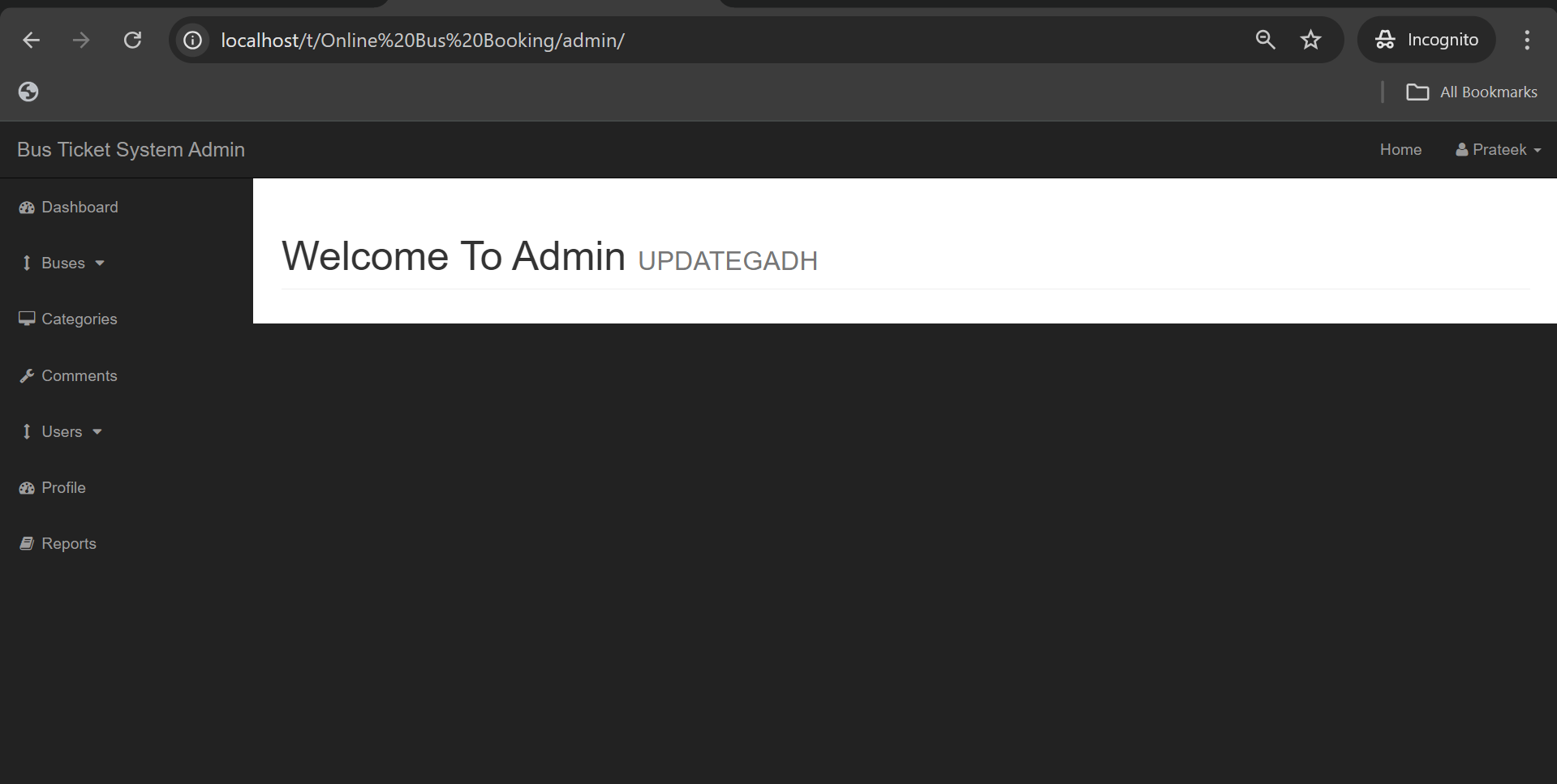 Online Bus Booking System In Php Mysql With Source Code Developed By