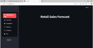 Retail Sales Forecasting System Using Machine Learning