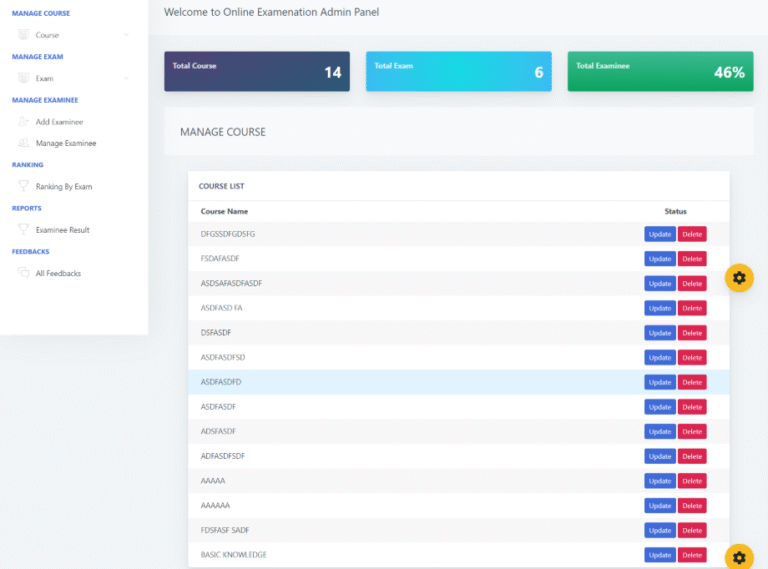 Best Online Examination System Project in PHP with MySQL
