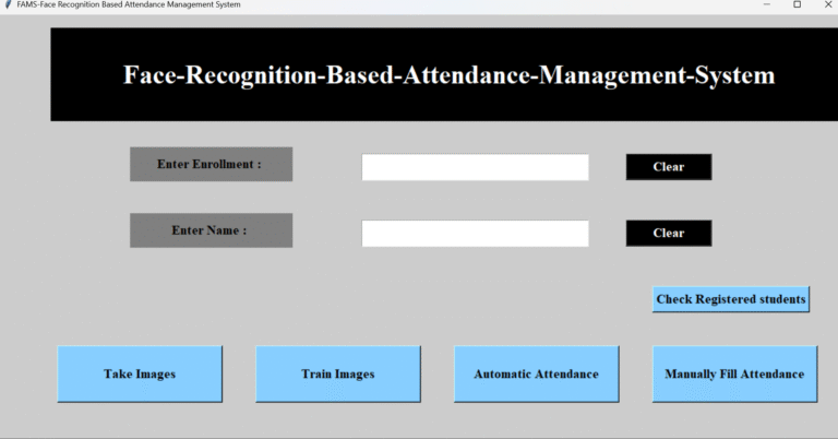 Face Recognition Based Attendance Management System – A Complete Python Project