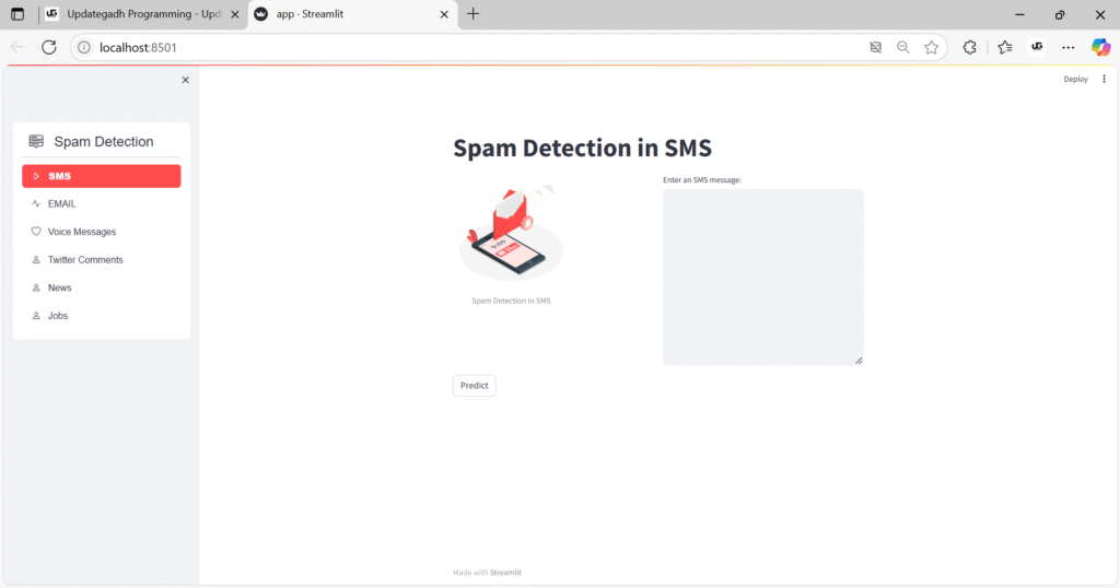 Spam Detection System Using Machine Learning