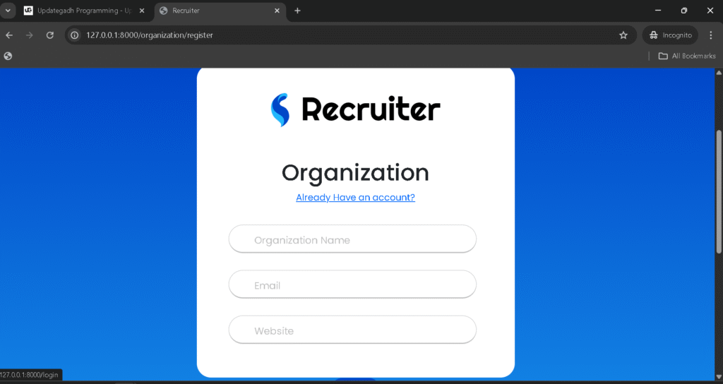 Best Recruitment Management System Using Django