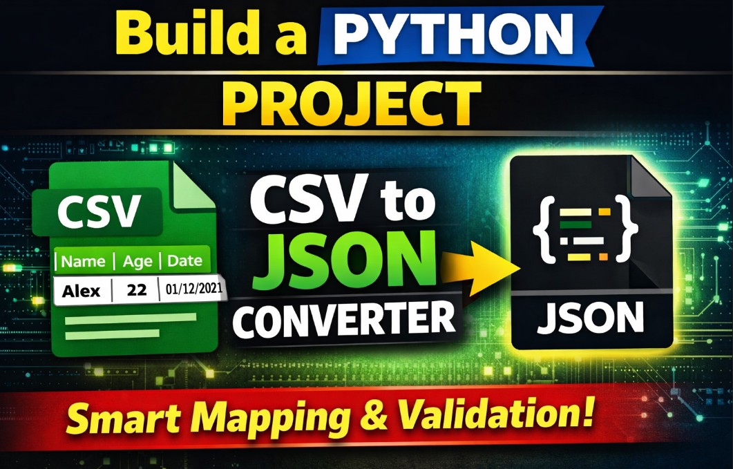 CSV to JSON Converter in Python – Complete Project