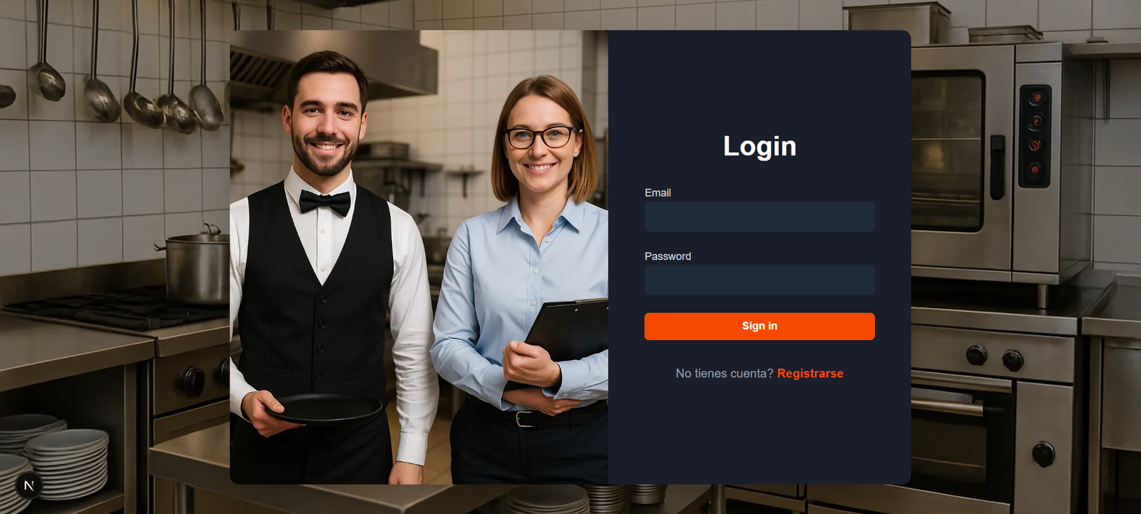 Restaurant Management using Next.js React and Spring boot