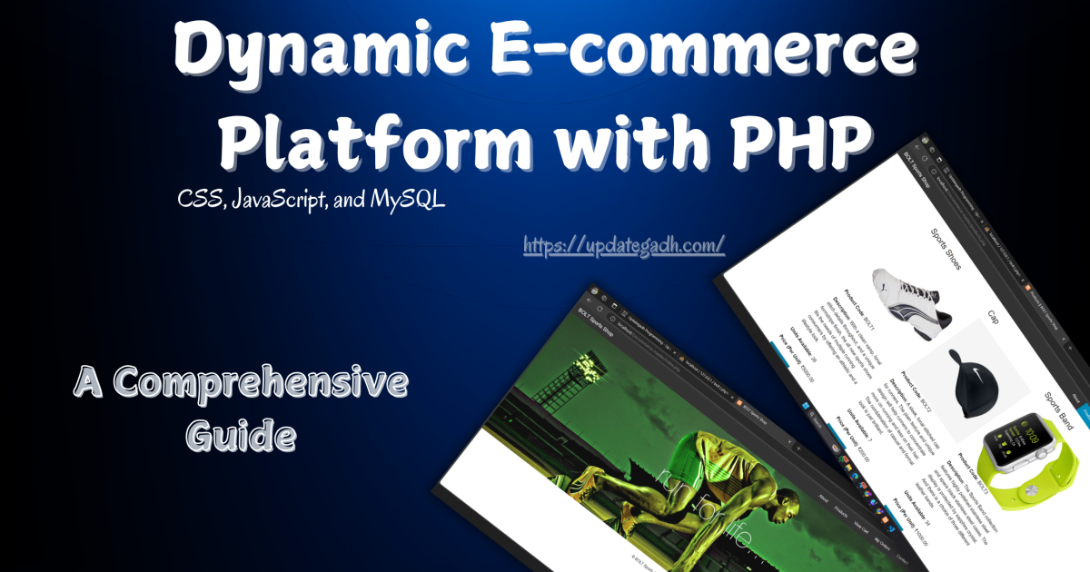 E-commerce Platform with PHP, CSS, JavaScript