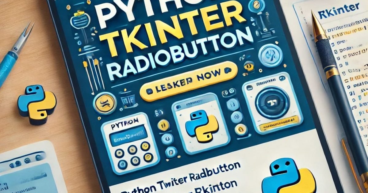 Python Tkinter Radiobutton