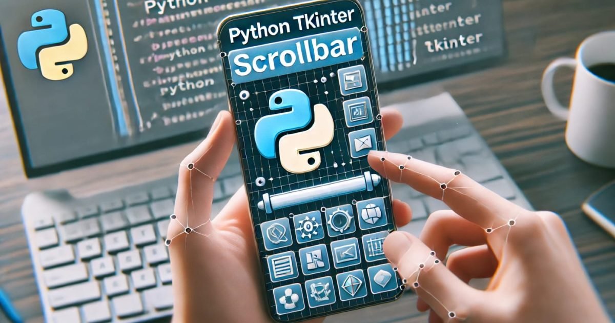 Python Tkinter Scrollbar Widget