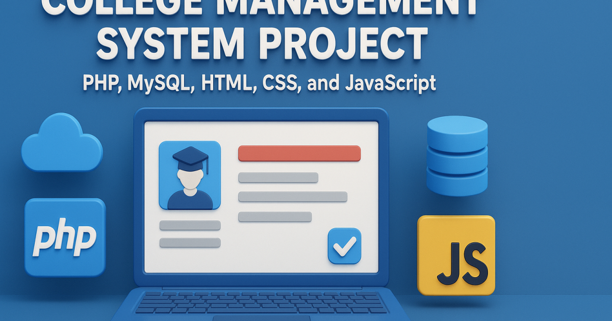Best College Management System Project in PHP, MySQL, HTML, CSS, and ...